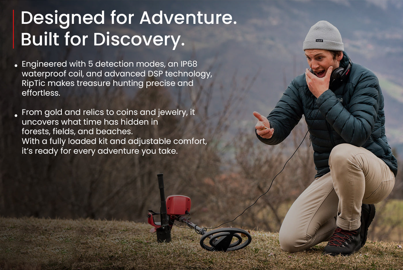 Metal Detector Detect High Accuracy Waterproof Underwater – Riptic